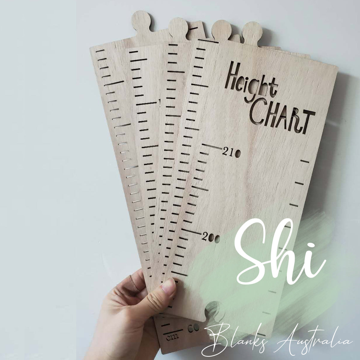 Wooden Height Chart – Shi Blanks Australia